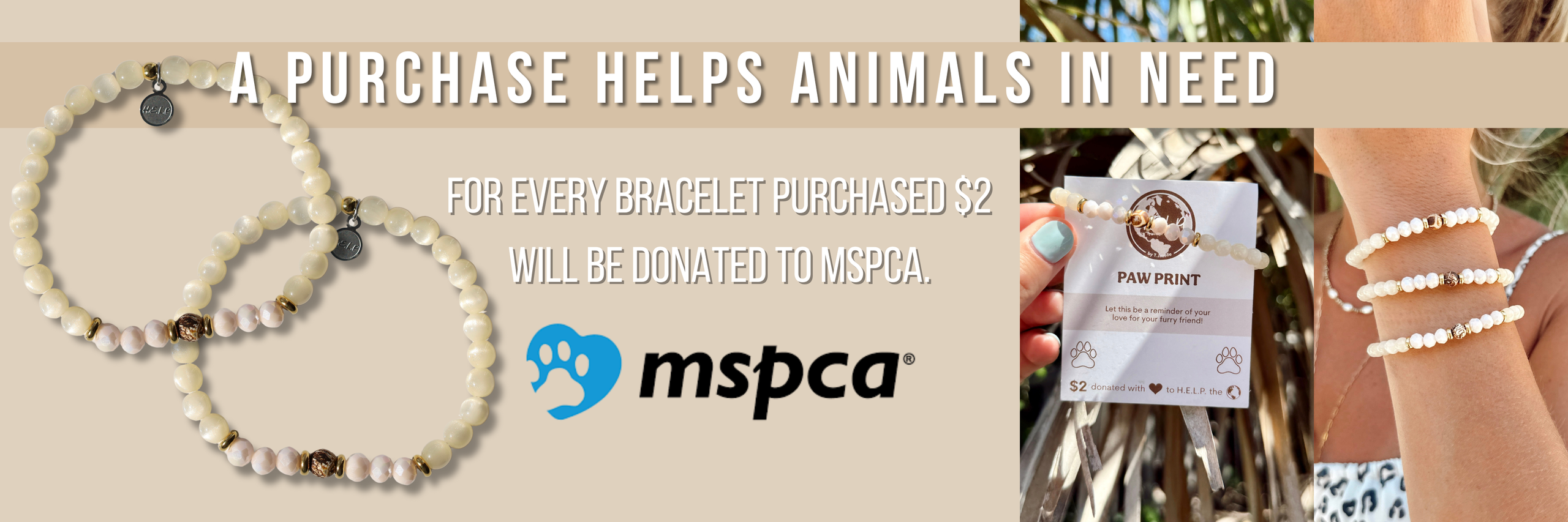 HELP Charity Bracelets – HELP by TJ